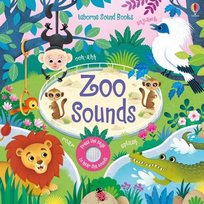 WILD ANIMALS SOUND BOOK (Garsų knygelė)